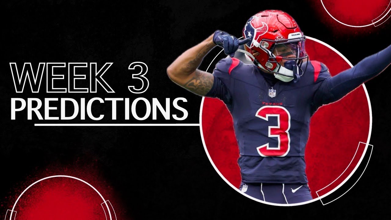 Week 3 NFL Picks & Predictions for EVERY GAME - YouTube