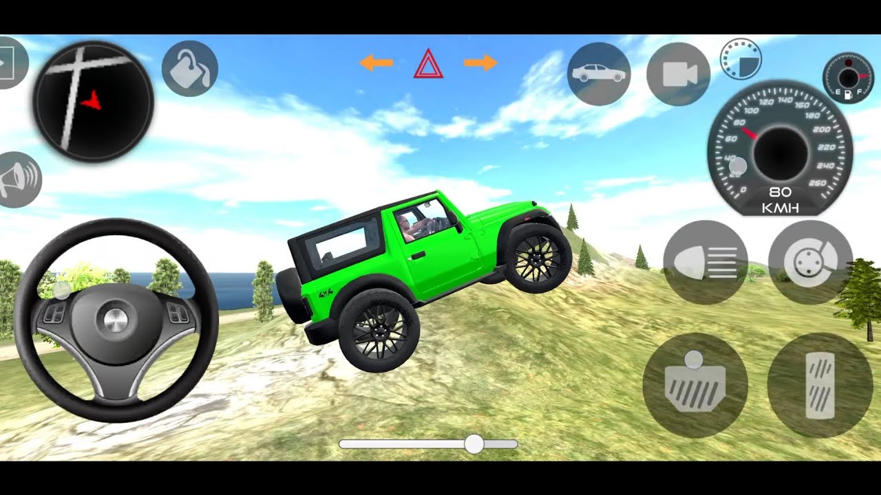 Dollar Song Long Jump Cars Driving 3D Modified Mahindra Thar Indian Cars Simulator 3D Android ...