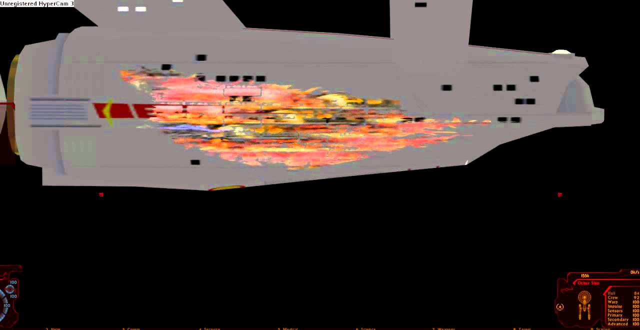 USS Enterprise (TOS): Test 1 - Hull damage effects - YouTube