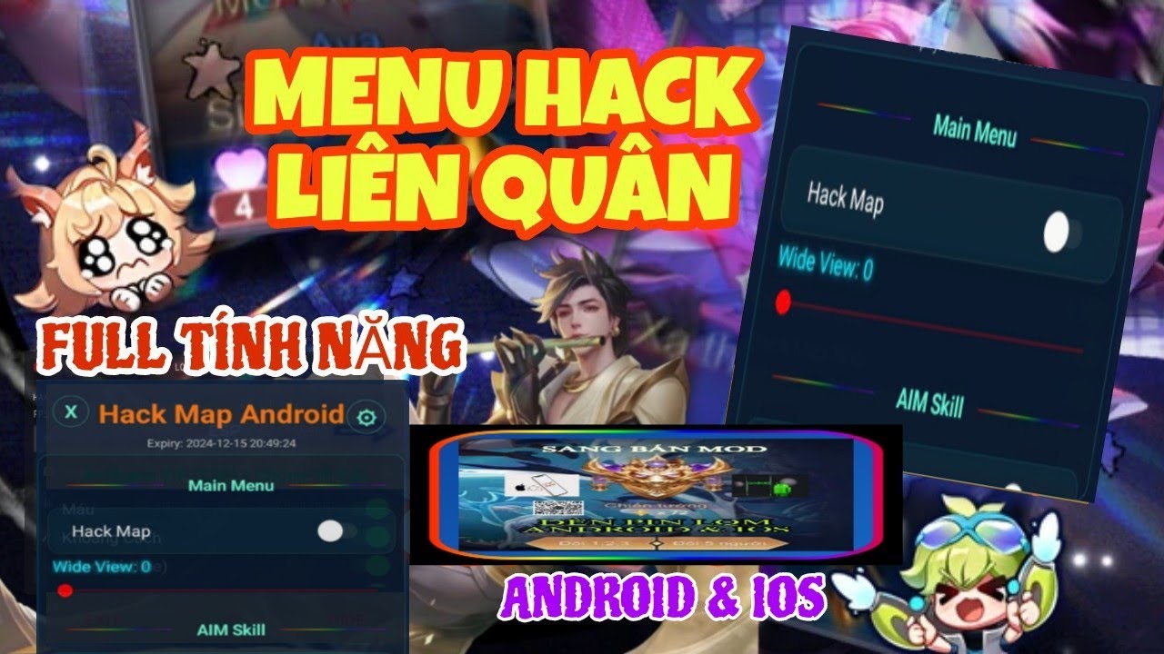 HƯỚNG DẪN ON/OFF CHỐNG BAND H.A.C.K MAP LIÊN QUÂN | ANTIBAND CHỐNG TỐ ...