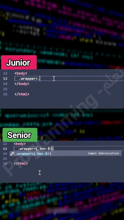 Junior vs Senior Frontend developer programming javascript html coding css html5 webdevelopment💻 ...