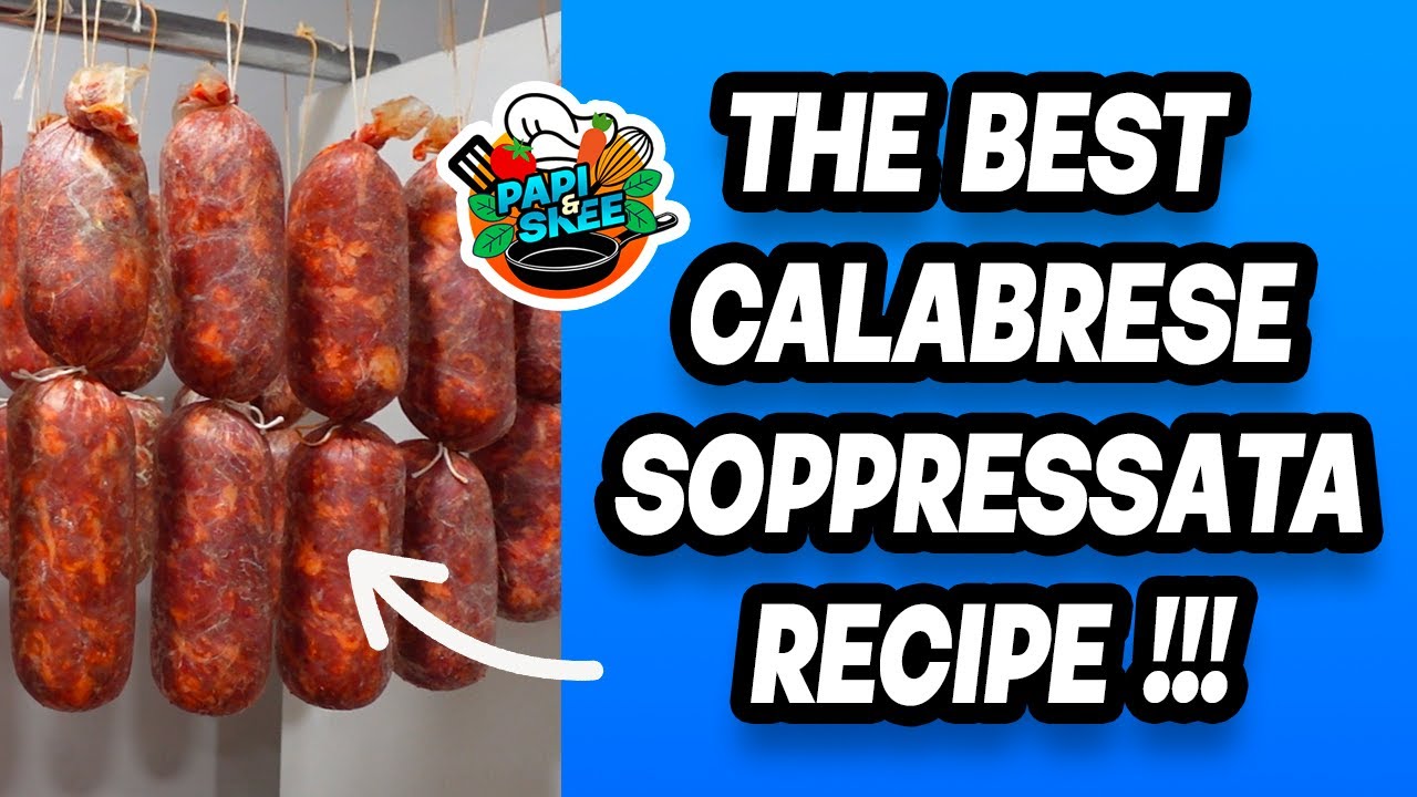 The BEST Calabrese Soppressata Recipe!!! - YouTube
