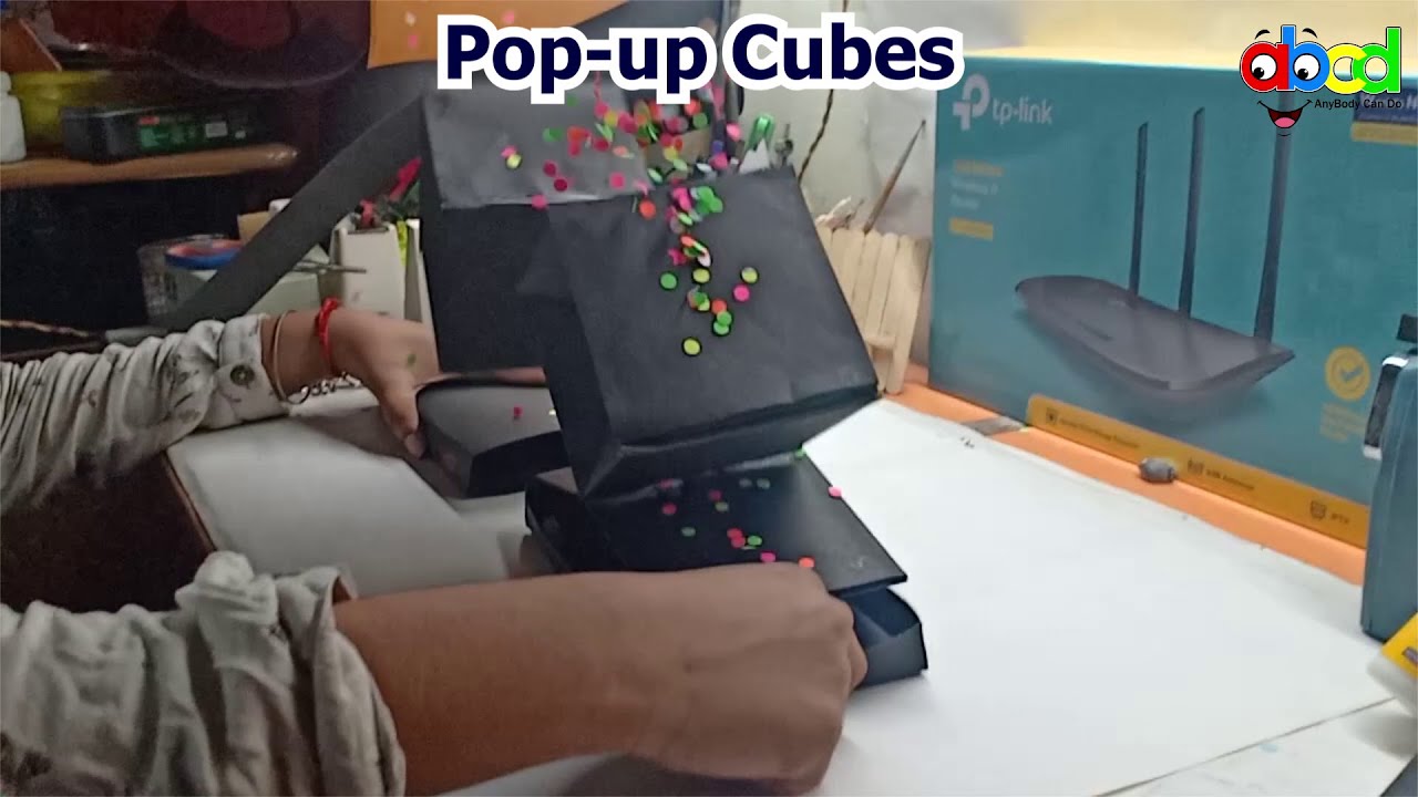 Pop-up Cubes | How To Make Pop-up Cubes in a Box Tutorial | Paper Craft ...