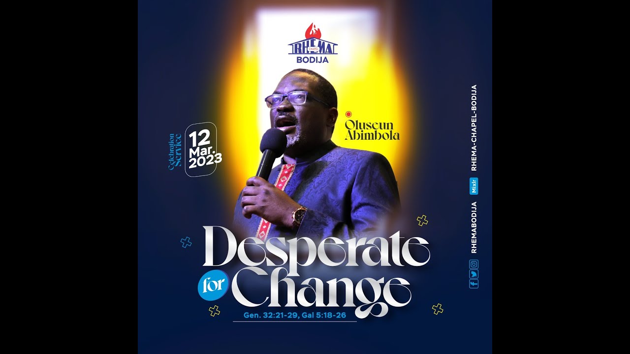 Celebration Service (Desperate For Change) - YouTube