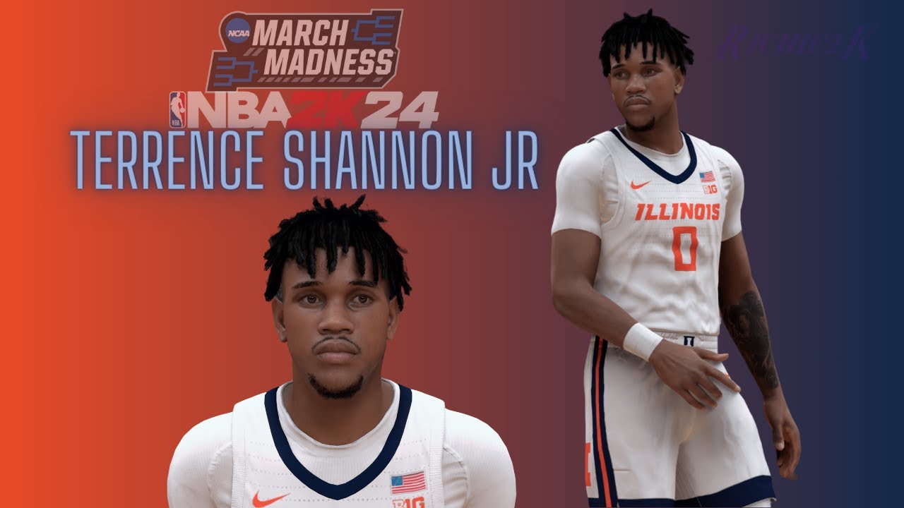Terrence Shannon Jr Face Creation NBA 2K24 - YouTube