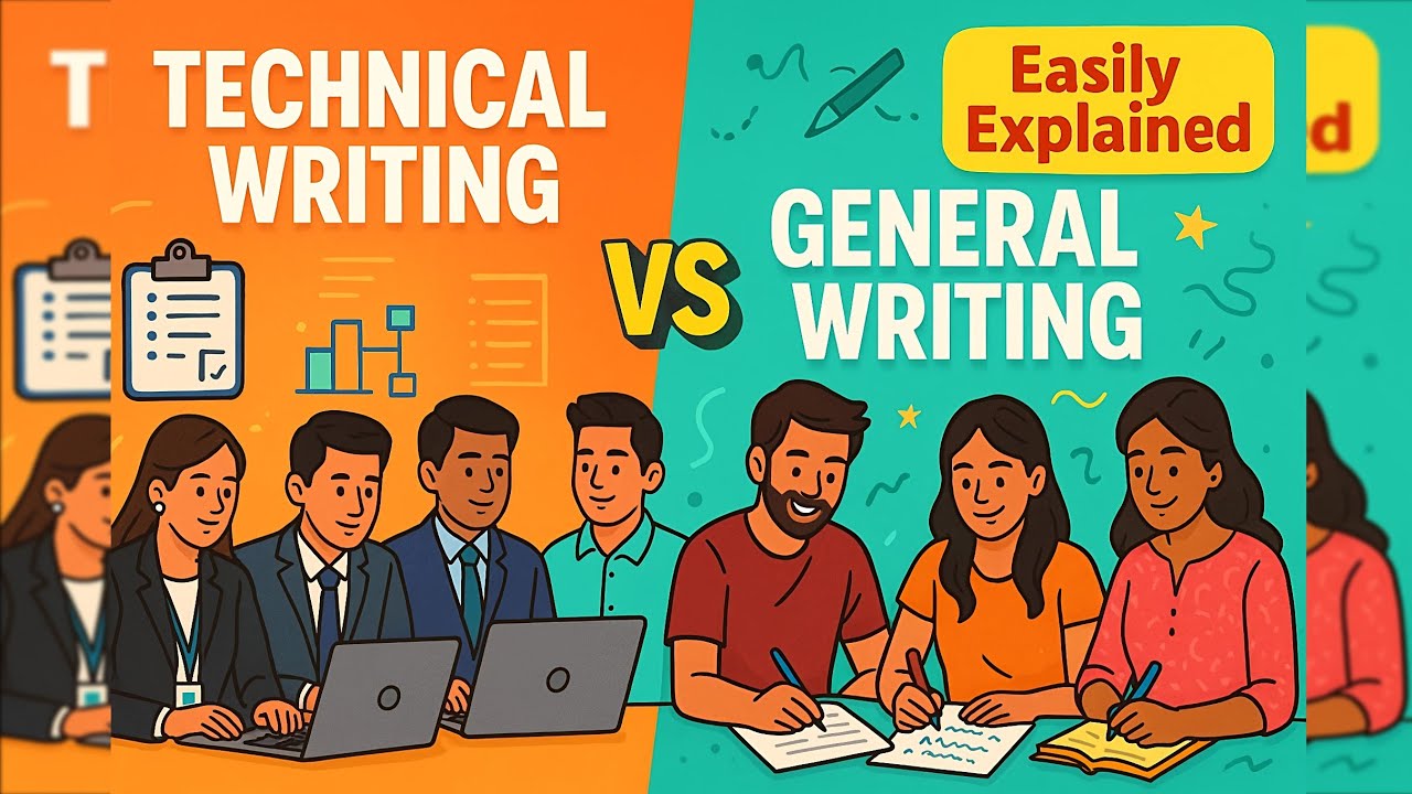 General Writing vs Technical Writing Differences Easily Explained # ...