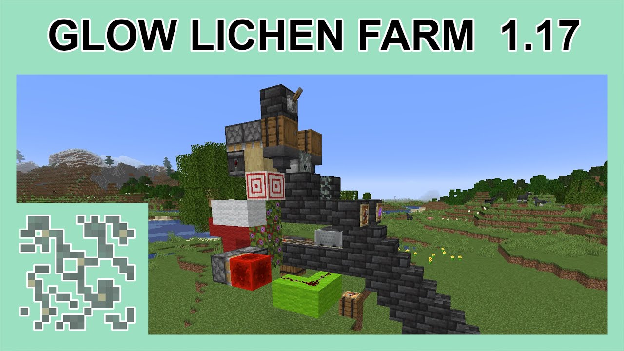 Glow Lichen Farm 1.17+ - YouTube