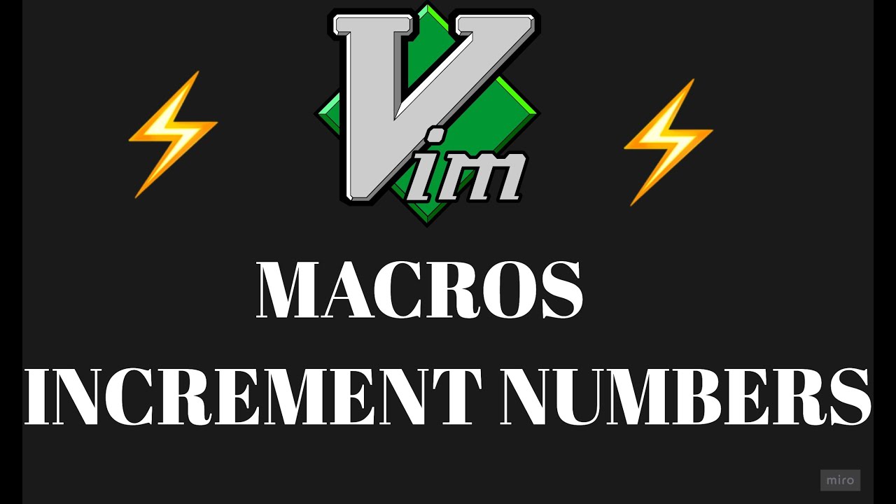 Increment Numbers And Python Dictionary Dictionary Using VIM Macros Increment Numbers And Python Dictionary Dictionary Using VIM Macros