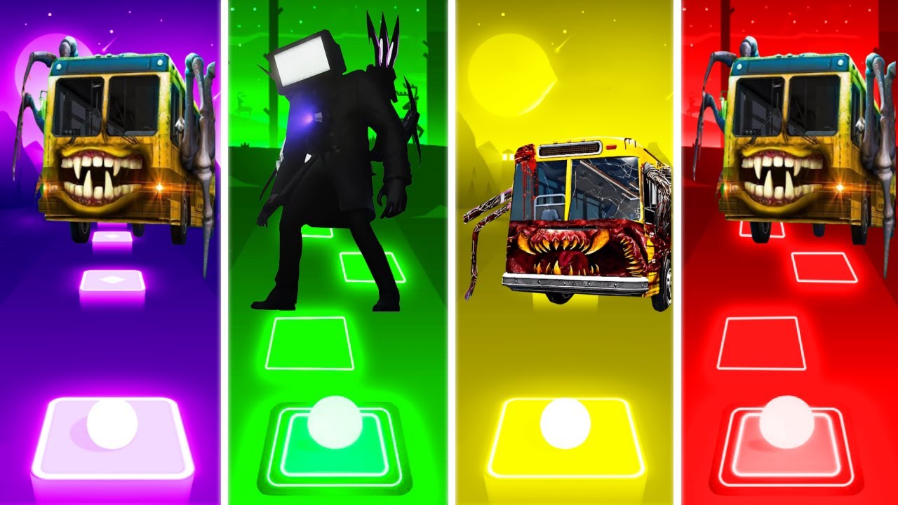 Bus Eater Vs Titan TV Man Vs Bus Eater Vs Bus Eater - Tiles Hop EDM ...
