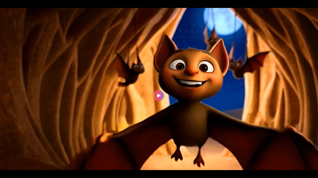 🦇 Flappy the Bat | Fun Spooky Night Song for Kids | Halloween Animal ...