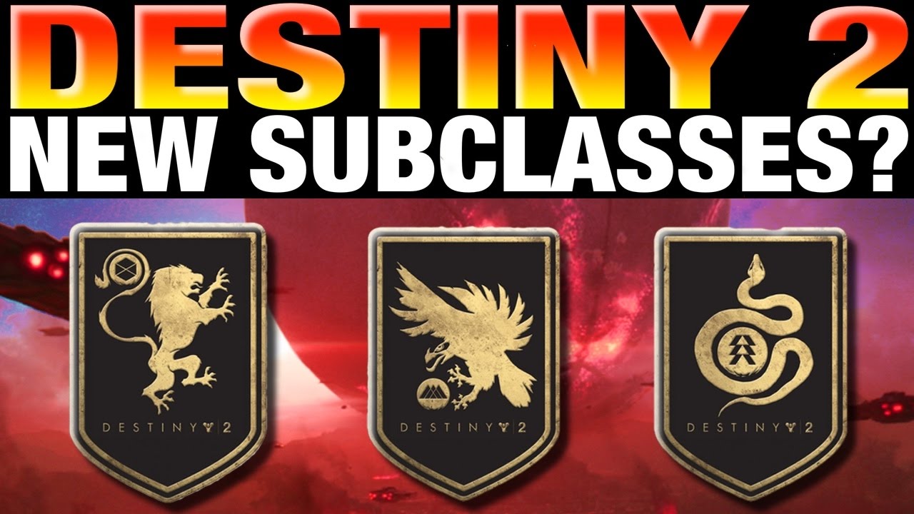 DESTINY 2 NEWS - NEW SUBCLASSES? - NEW DESTINY 2 SUBCLASS EMBLEMS - YouTube