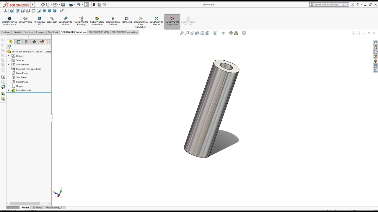 Solidworks Tutorial piston ring|Piston Pin|Rod Bush Lower|Rod Bush ...