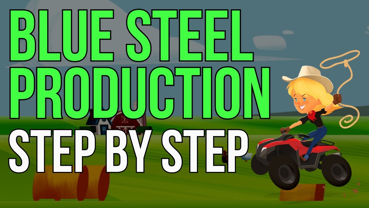 Step by Step Blue Steel Production for Town Star - YouTube