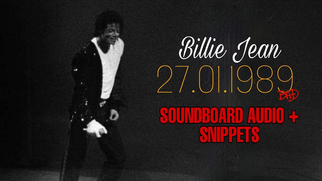 Michael Jackson — Billie Jean — Live in Los Angeles, 1989 (27.01.1989 ...