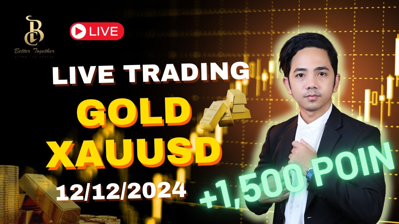 LIVE TRADING GOLD 12/12/2024 - YouTube