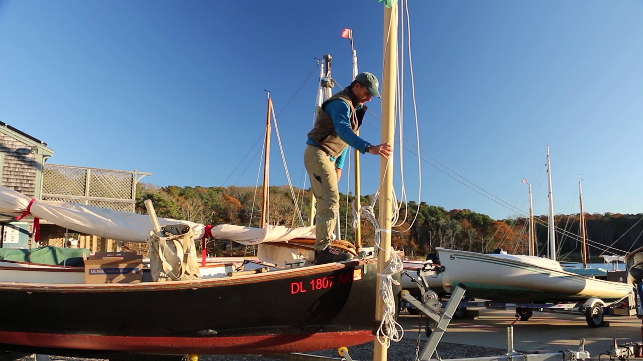 Arey's Pond Boat Yard Catboat Essentials Part 1 - YouTube