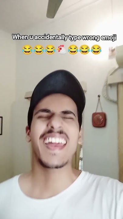 When you accidentally type the wrong emoji #funny #viralvideo #youtubeshorts #comedy - YouTube
