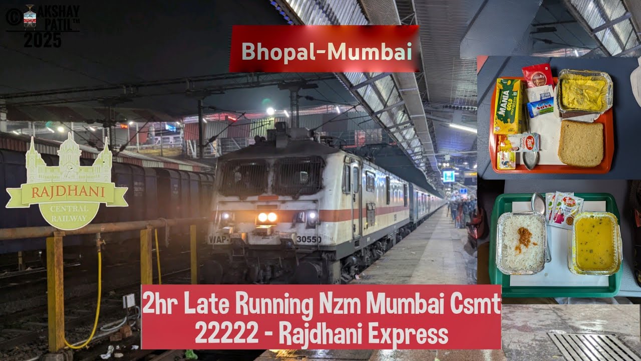 Quick Ride on 22222 CR Mumbai Push Pull Rajdhani - YouTube