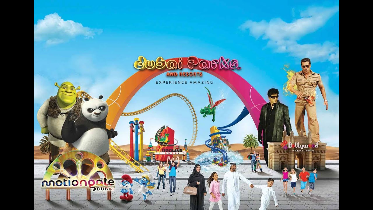 Smurfs and Shrek Ride - Trackless Dark Ride - Motiongate Dubai Parks ...