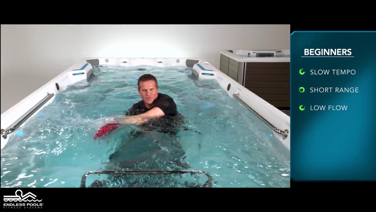 Fit@Home Water Exercise #5: Core Sweeps - YouTube