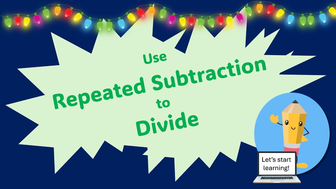 Use Repeated Subtraction to Divide! - YouTube