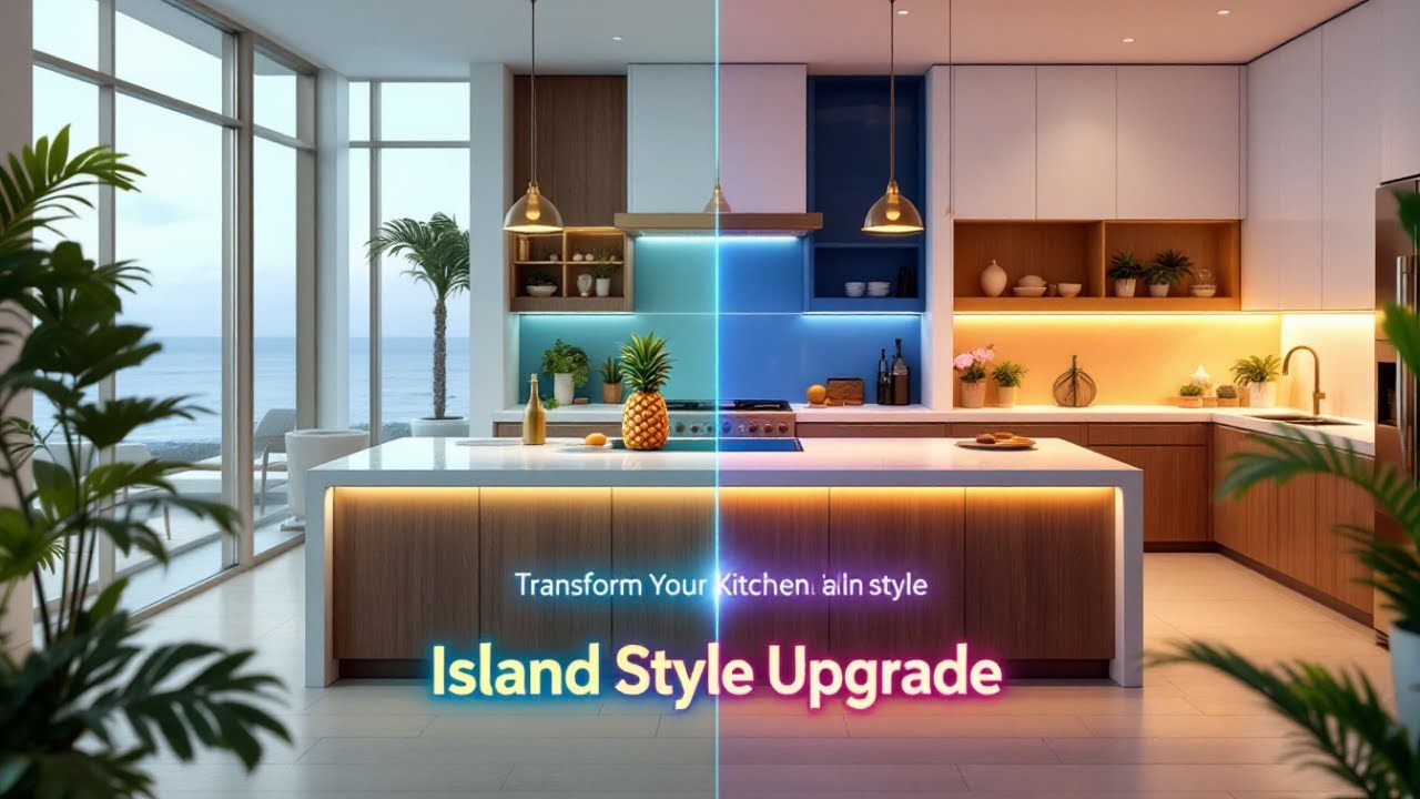 Transform Your Kitchen Island Style | Kitchen Remodeling 🏝️ # ...