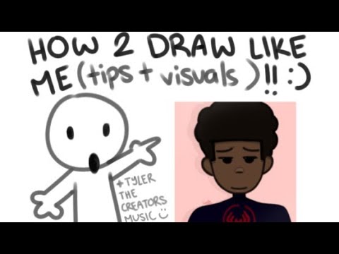 how to draw like me ( headshot tutorial ) // tips and visuals!! - YouTube
