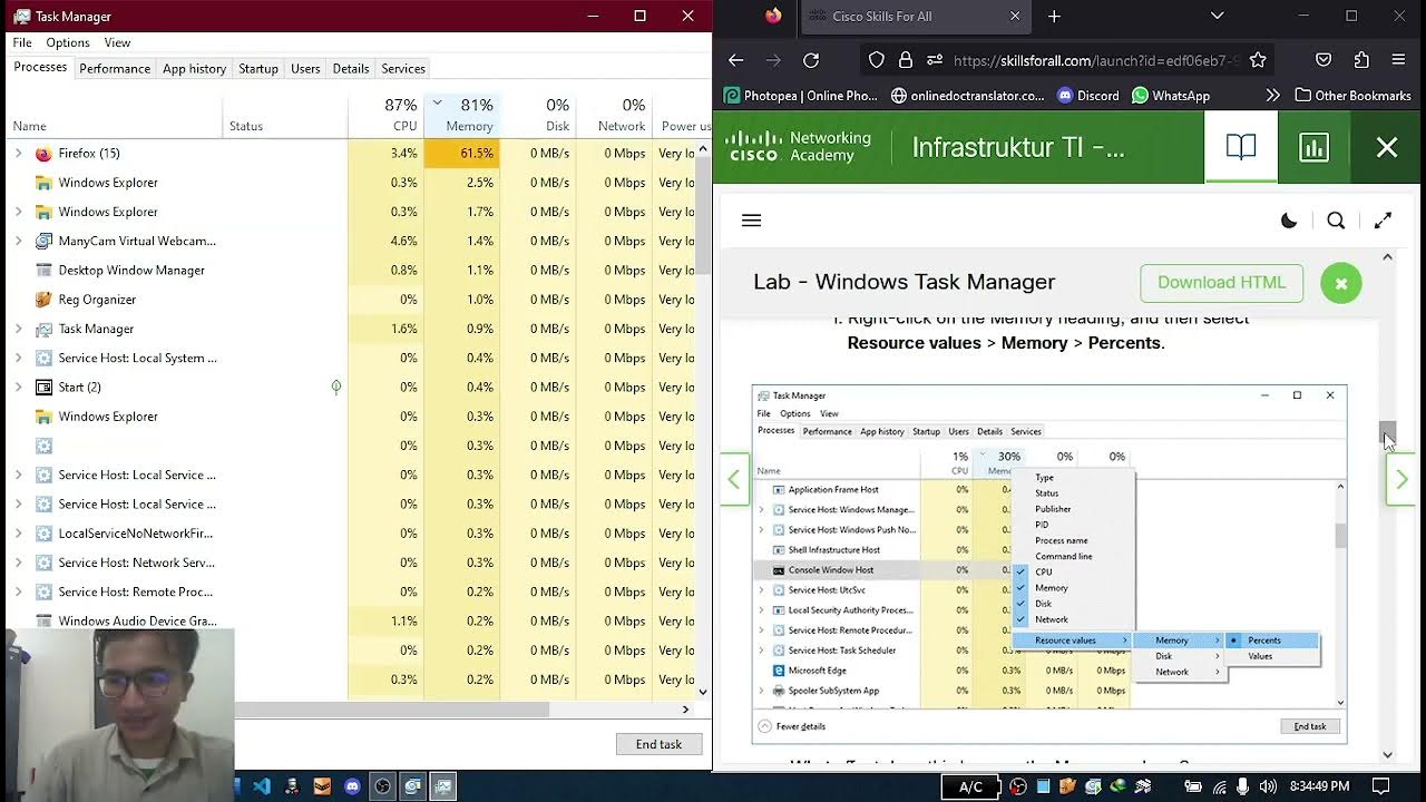 1.3.12 Lab - Windows Task Manager - YouTube