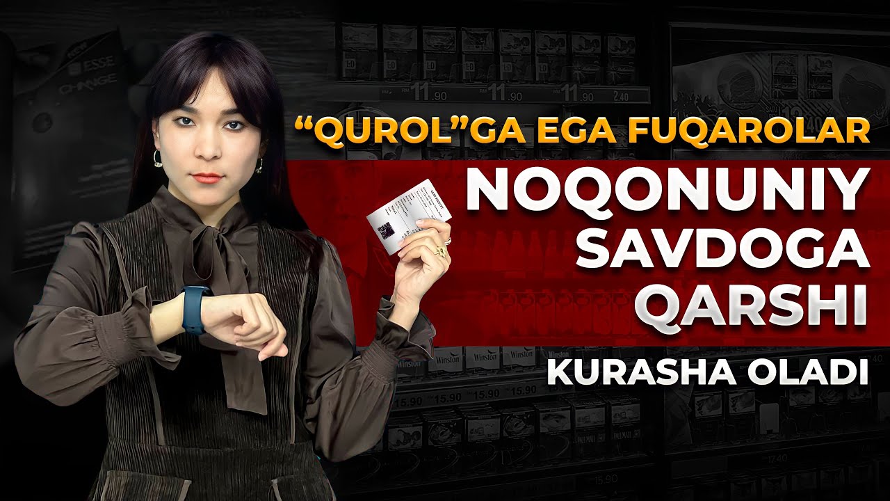 “QUROL”GA EGA FUQAROLAR NOQONUNIY SAVDOGA QARSHI KURASHA OLADI - YouTube