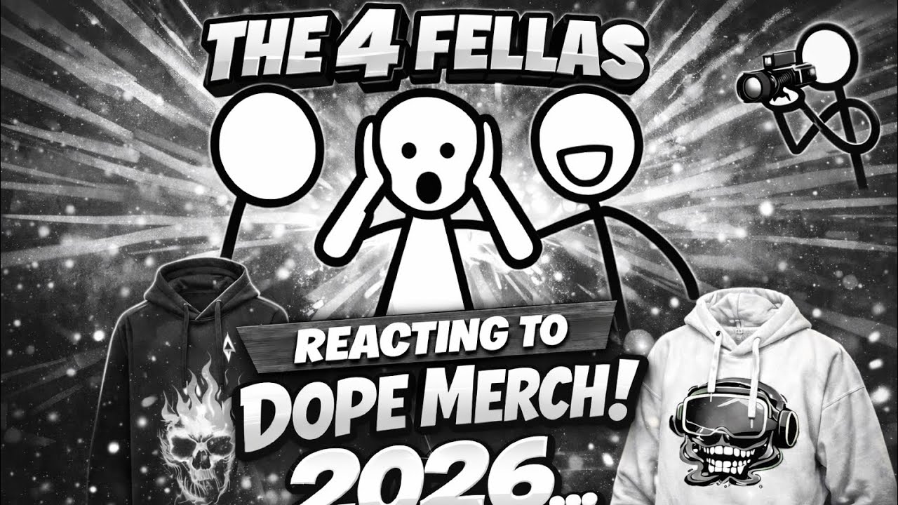 The 4 fellas: Reacting to Dope Merch! 2026 - YouTube