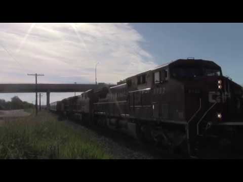 AWVR 777 LEADER! Canadian Pacific Mixed (CP 400 Extra) East at Keith ...