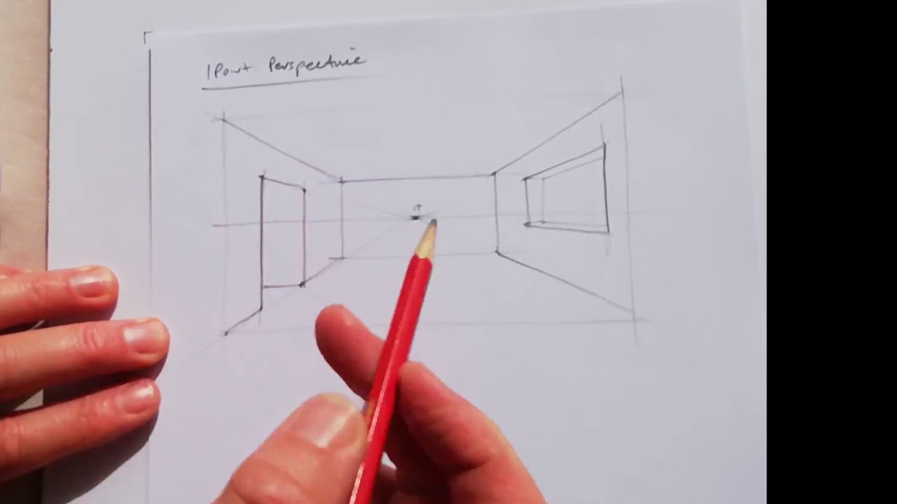 Applying 1 Point Perspective - YouTube