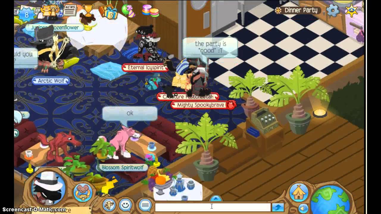 Animal Jam party review- Dinner Party - YouTube