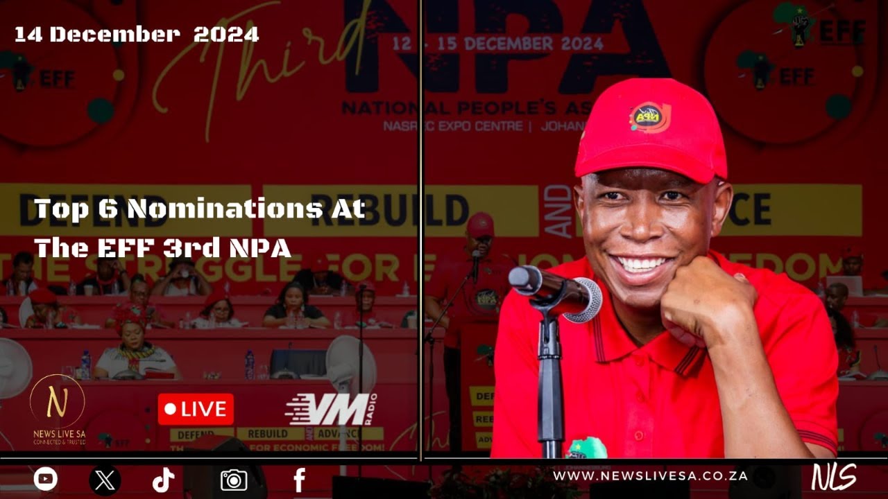 EFF Elective Conference | Top 6 Nominations At The EFF 3rd NPA - YouTube