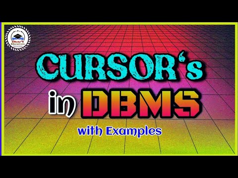 CURSORS in DBMS - YouTube