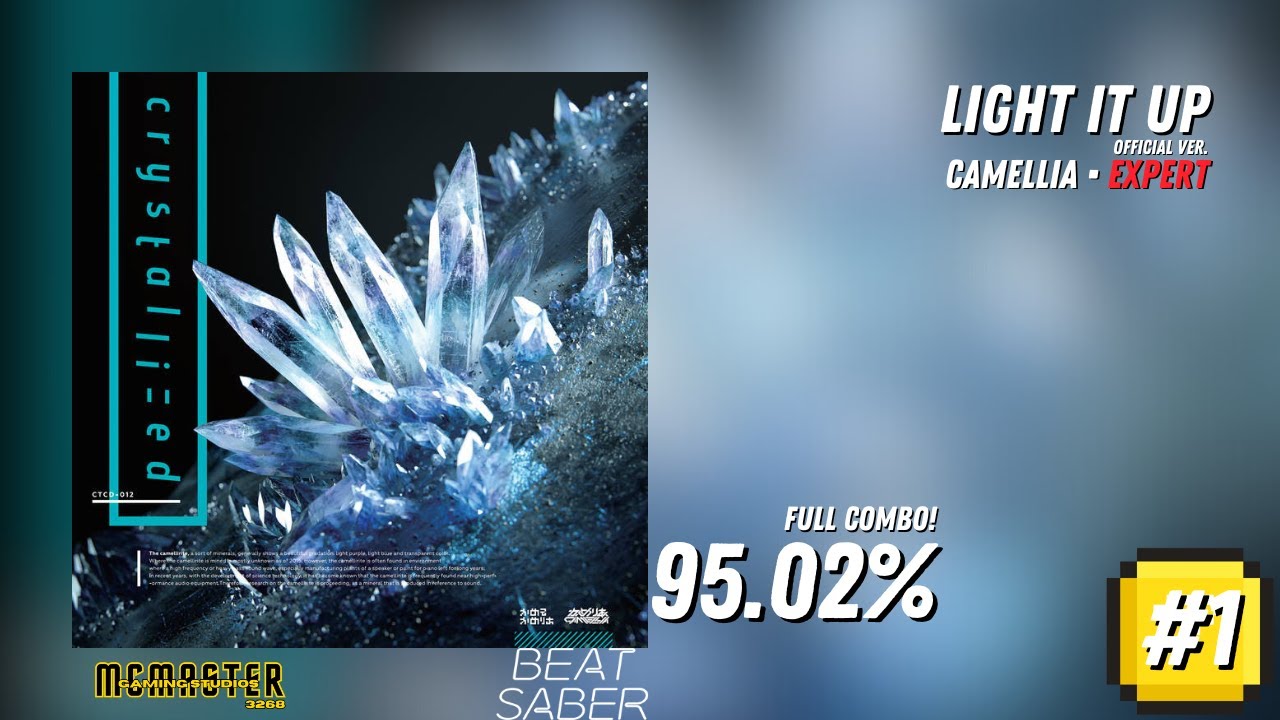 Beat Saber - Light it up [Expert] 95.02% SS FC / ScoreSaber No.1 - YouTube