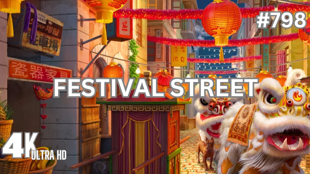 JUNE'S JOURNEY: SCENE 798 FESTIVAL STREET 🌟FULL MASTERED SCENE🌟 (Hidden ...