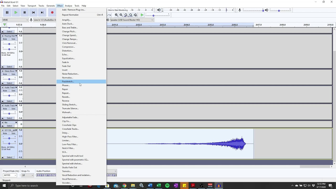 Audacity Skills 13 - Freesound org, inserting silence, reverb tails ...