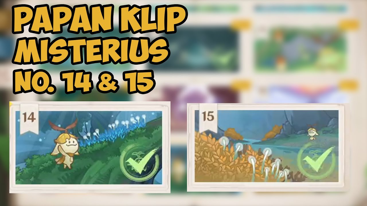 Papan Klip Misterius No. 14 & 15【Genshin Impact】 - YouTube