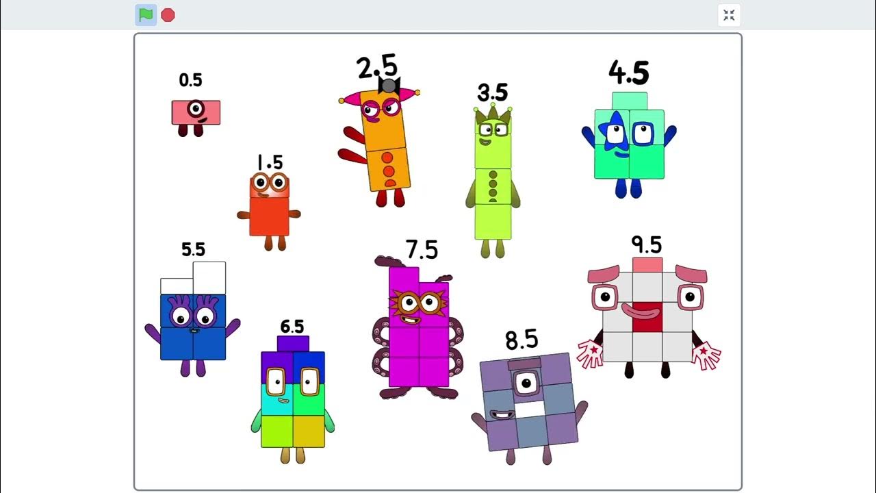 Numberblocks Band Halves - YouTube