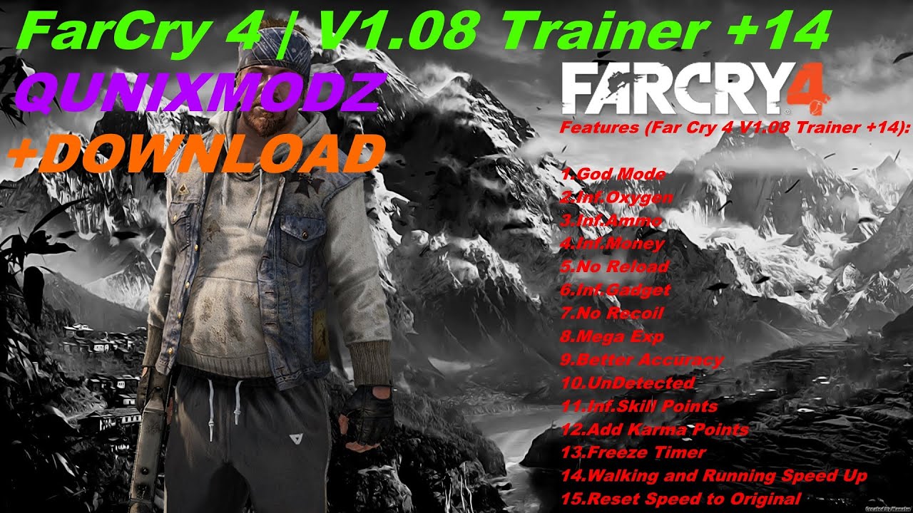FarCry 4 | V1.08 Trainer +14 | +Download - YouTube