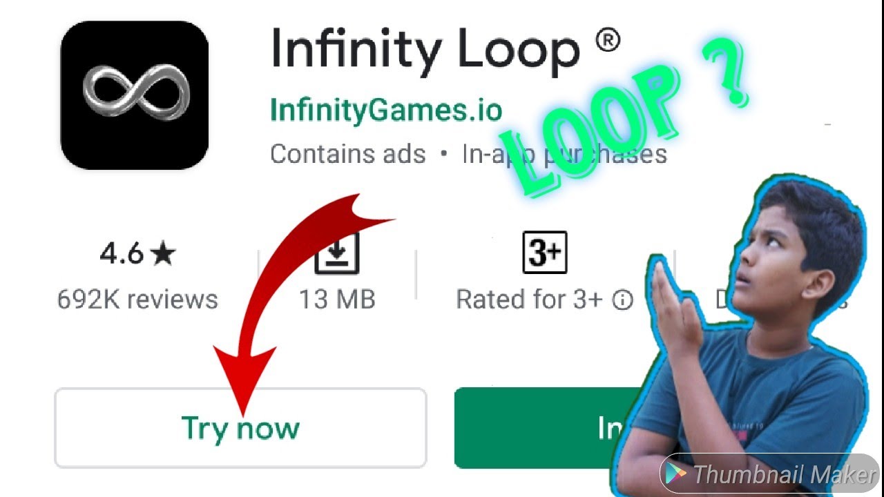 TRY NOW || INFINITY LOOP || FACE CAM || FACE REVEAL.. - YouTube