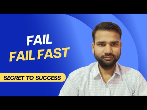 Fail | fail fast | fail forward | secret to become successful | - YouTube