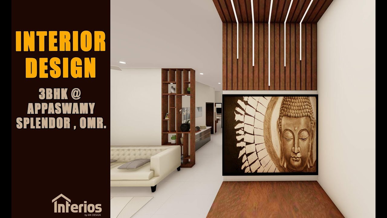 3 BHK Flat Interior Design | Appaswamy Splendour OMR | Chennai - YouTube