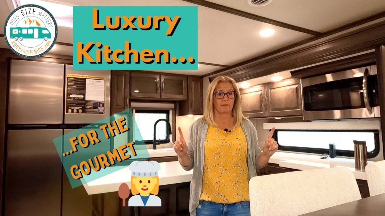 Best 5th Wheel Kitchen Grand Design Solitude 390RK Tour - YouTube