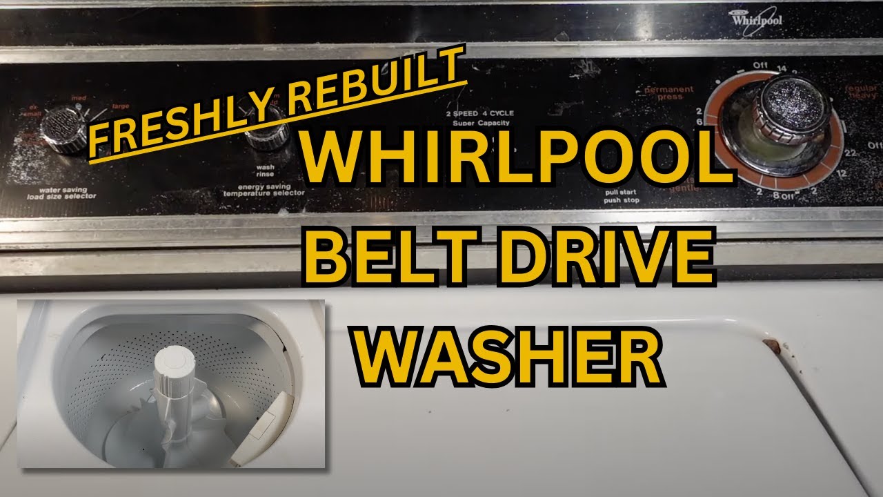 Full Wash: Vintage Whirlpool Belt Drive Washer, Freshly Rebuilt, Work ...