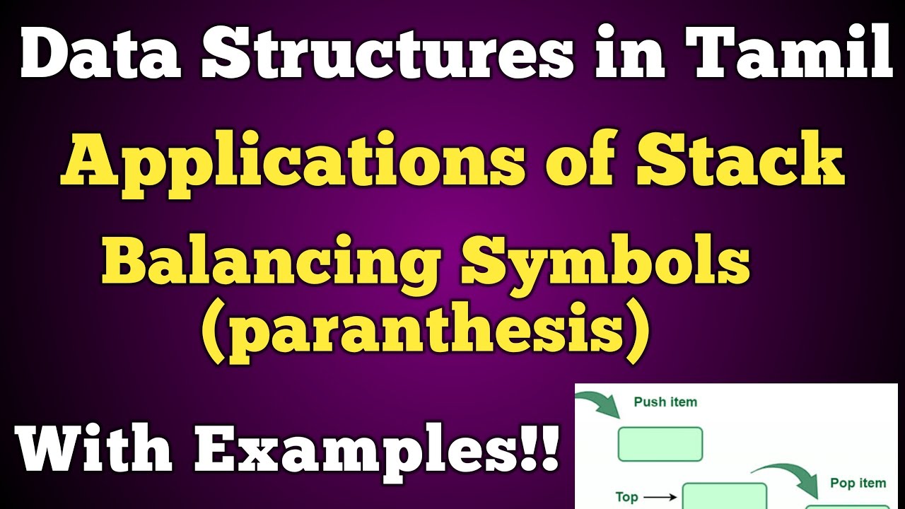 12 Balancing Symbols In Tamil Applications Of Stack Data