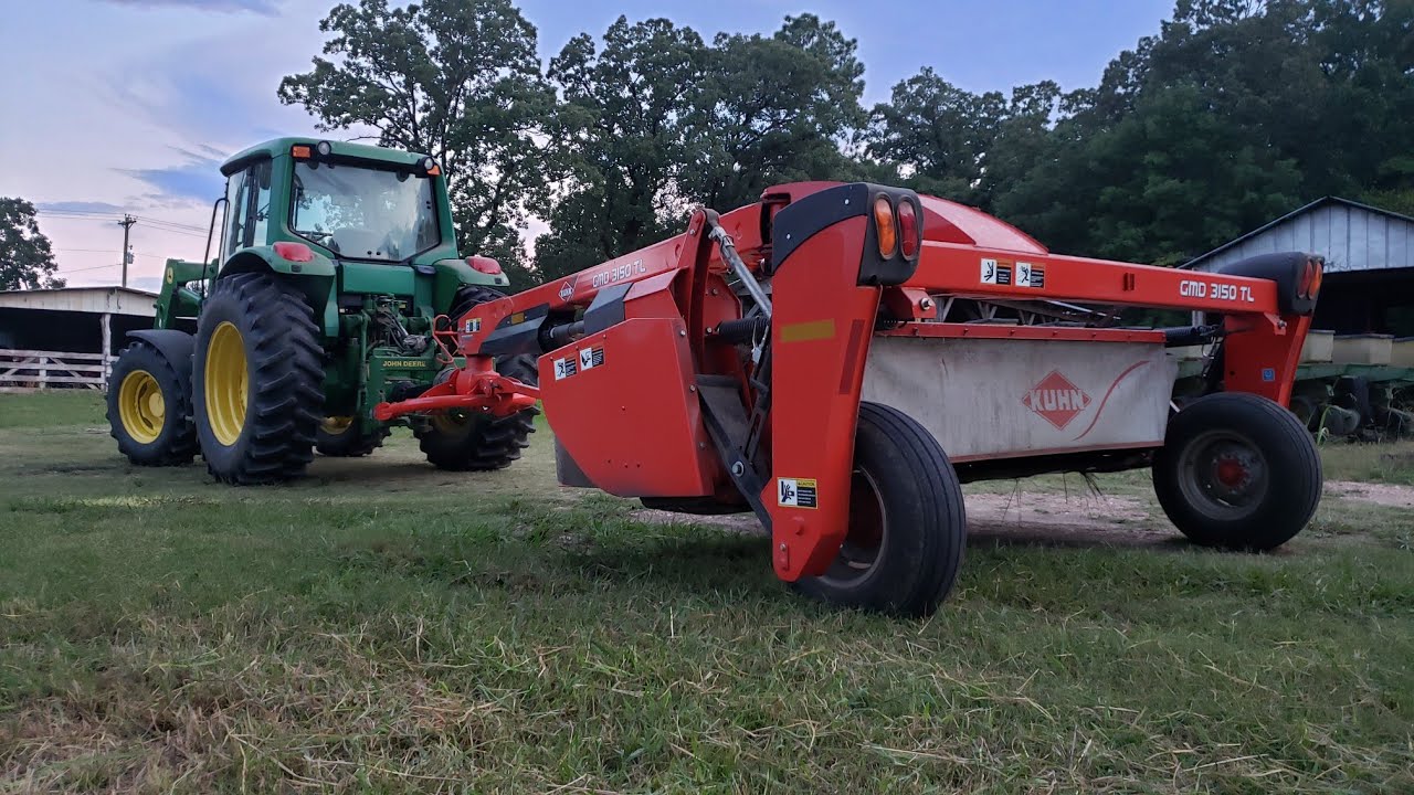 Mowing Hay 2019: The Custom Work Begins - YouTube