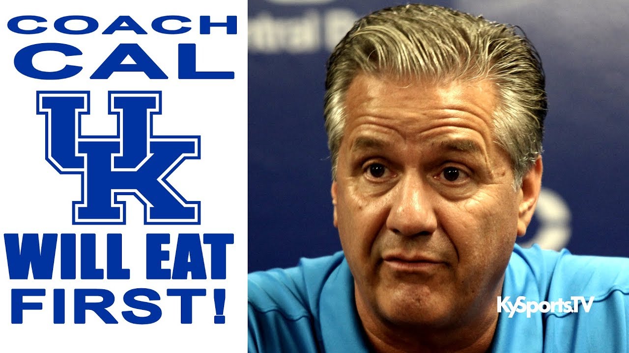 "Kentucky WILL EAT FIRST" Coach Cal comments on Paying Players - YouTube