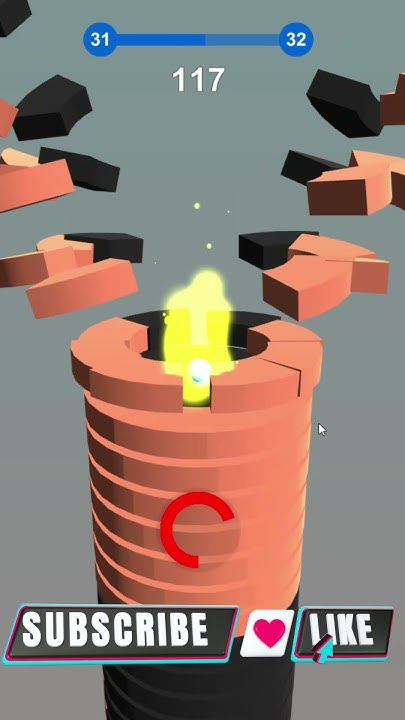 Stack Ball Breaker Game#31 #shorts #gaming 🔥🔥🔥 - YouTube